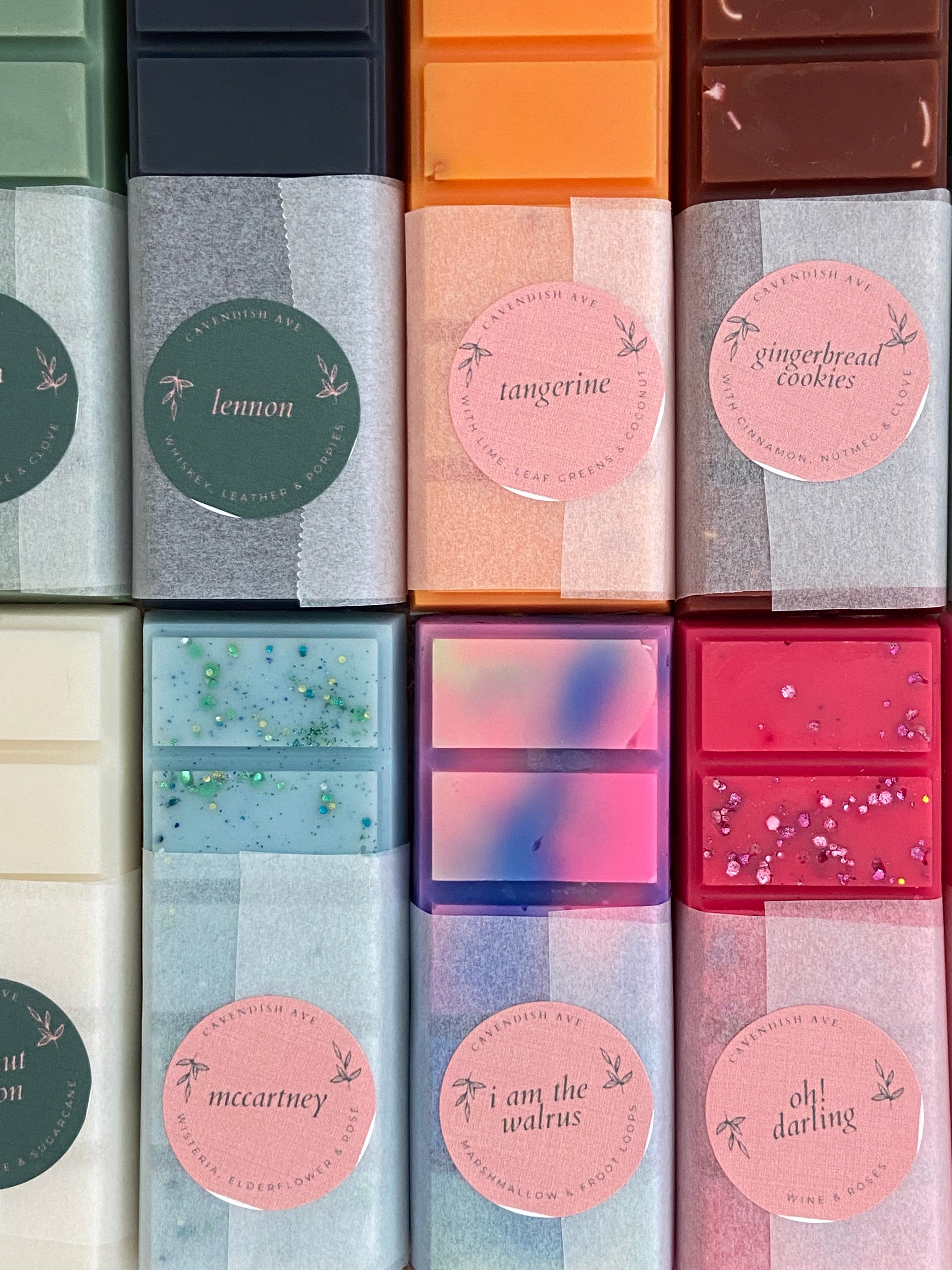 SNAP BARS, various scents – Cavendish Ave.
